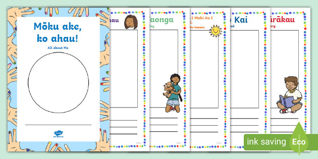 All about Me English/Te Reo Māori Booklet (teacher made)