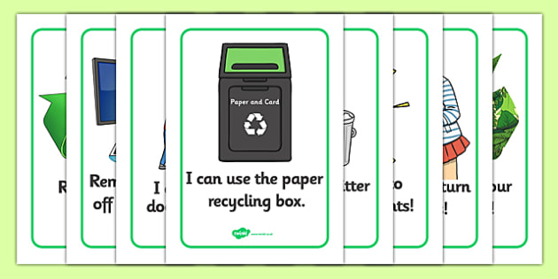 FREE! - Eco and Recycling Display Posters - Eco School, Eco, Recycle