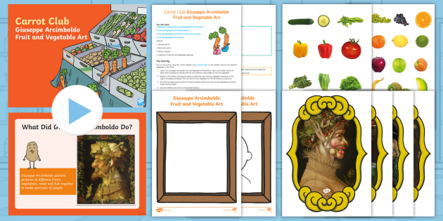 Giuseppe Arcimboldo Fruit and Vegetable Art Resource Pack