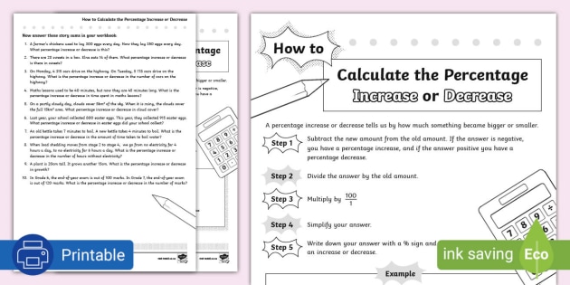 Decrease And Increase