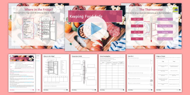 Keeping Food Safe Lesson Pack (teacher made)