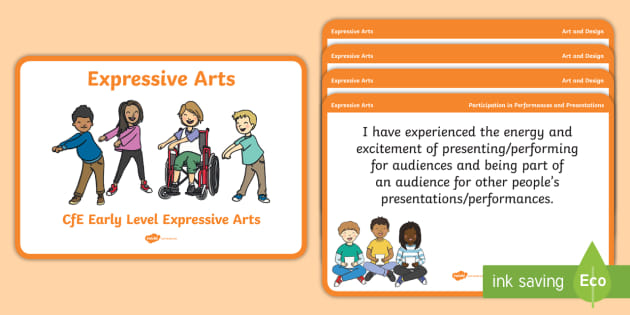 CfE Early Level Expressive Arts Experiences and Outcomes Display Posters