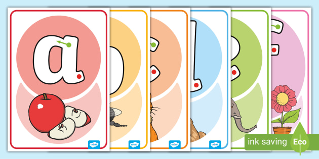 Tracing A-Z Alphabet Display Posters (teacher made)