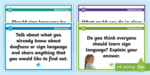 Deaf Awareness Blether Stations (teacher made)