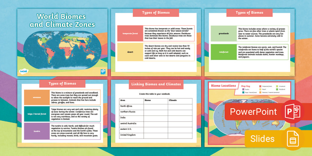Biomes and Climate Zones PowerPoint