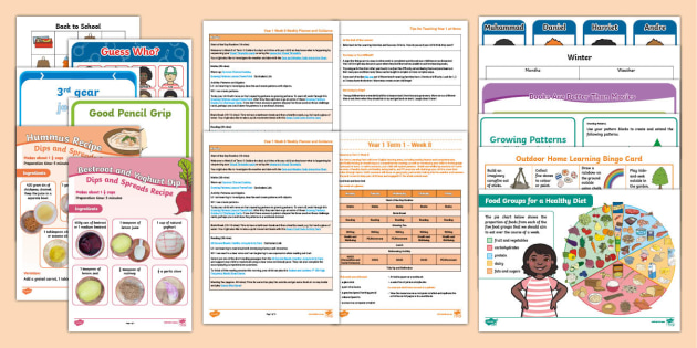 FREE! - Year 1 Term 1 Week 8 Remote Home Learning Pack