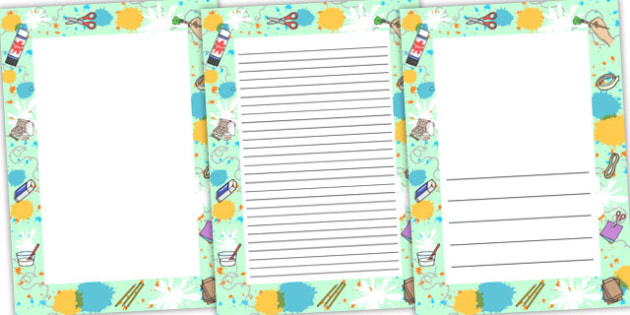 Design and Technology Page Borders - design, technology, border