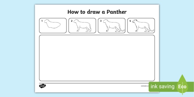 How to Draw a Panther