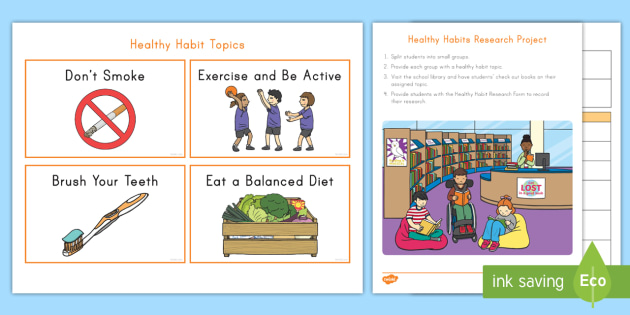 Healthy Habits Research Project