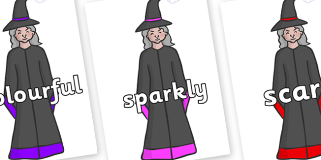 Wow Words on Witches (teacher made)