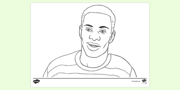 Willie O'Ree Colouring Sheet | Colouring Sheets