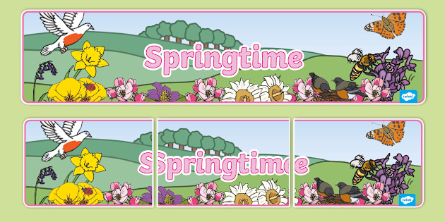 Springtime Banner