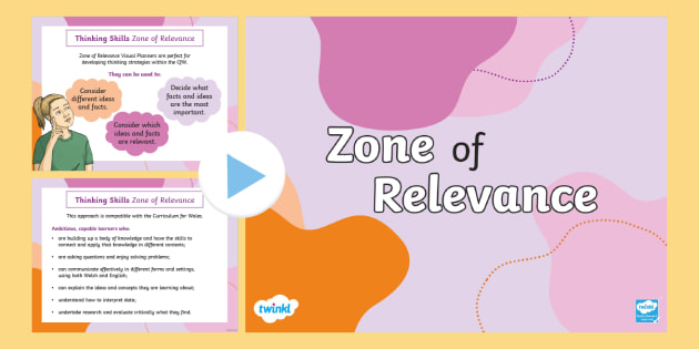 CfW Thinking Skills: Zone of Relevance (teacher made)