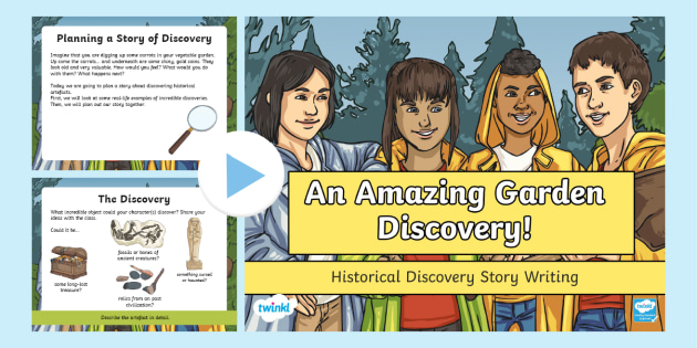 KS2 Historical Discovery Story Writing PowerPoint