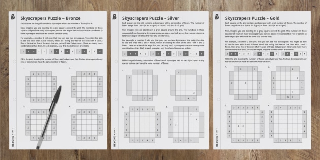 Skyscrapers Puzzles Set 2 | KS3 Maths | Beyond Secondary