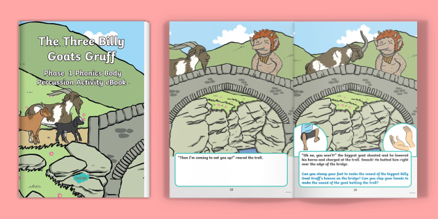 Phase 1 Body Percussion: The Three Billy Goats Gruff Activity eBook