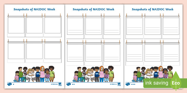 FREE! - NAIDOC Week Snapshots Differentiated Worksheet | Twinkl