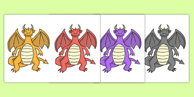 Dragon Cut-Outs (teacher made)