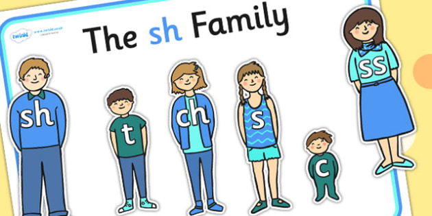 Sh Sound Family Cut Outs