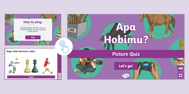 Identifying Preferences Quiz - Indonesian Sports and Hobbies
