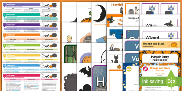 EYFS Halloween Activity Planning and Continuous Provision Ideas ...