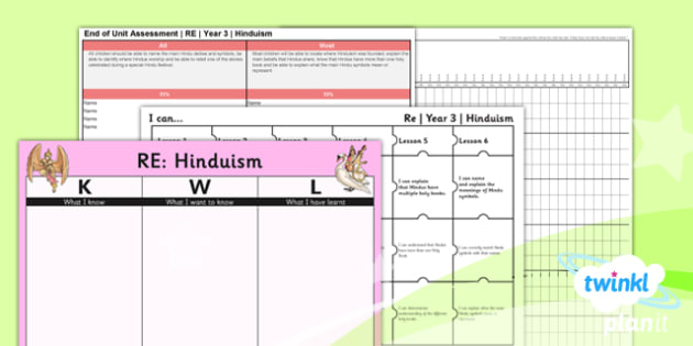 RE: Hinduism Year 3 Assessment Pack (teacher made)