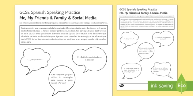 Meeting People Using Apps Speaking Practice Worksheet / Worksheets