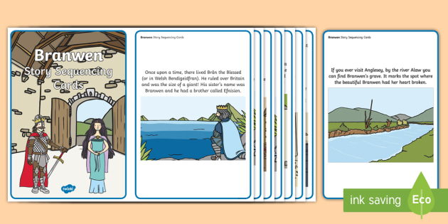 The Legend of Branwen - Story Sequencing Cards (Teacher-made)