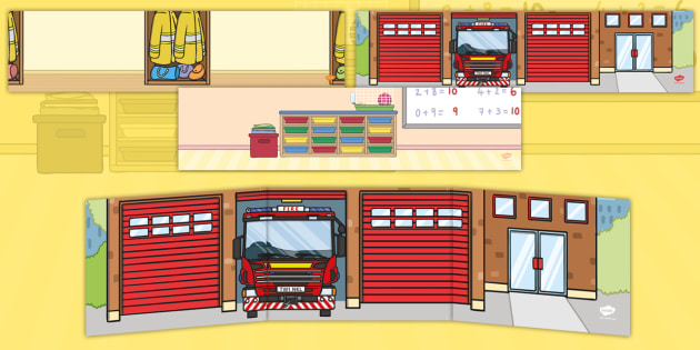 Charlie the Firefighter Small World Backgrounds