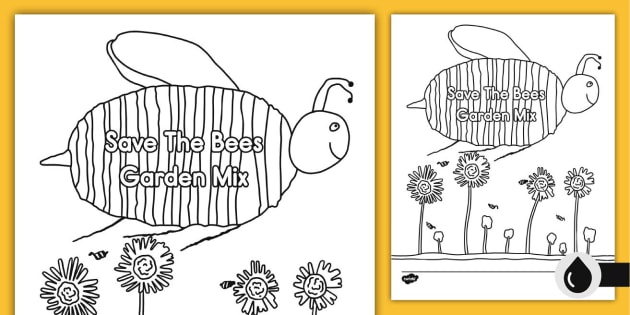 FREE! - World Bee Day Colouring Page - Design Challenge Winner