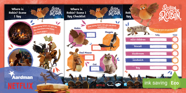 Netflix: Robin Robin - Where is Robin? Scene [Ages 5 - 7]