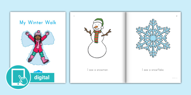 My Winter Walk Early Emergent Reader eBook