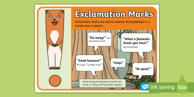 Exclamation Mark Poster | Classroom Display | South Africa