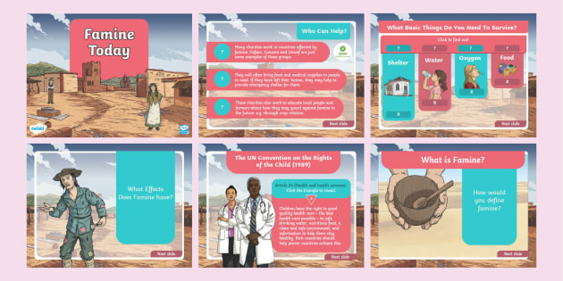 Famine Today PowerPoint (teacher made)