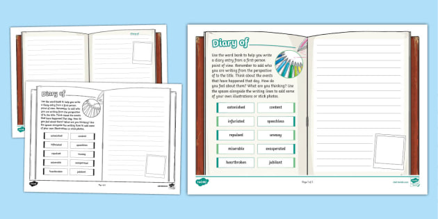 Diary Writing Templates | twinkl.co.uk