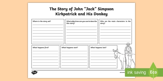 The Story of John Simpson Kirkpatrick and His Donkey Sheet