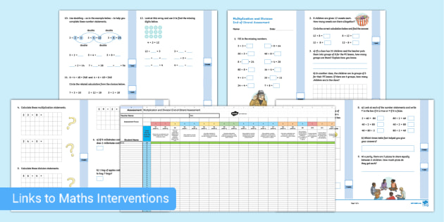 Multiplication and Division Trackers | twinkl.co.uk