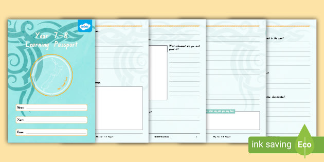 Year 7-8 Learning Passport (teacher made)