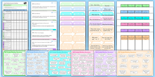 AF Guided Reading Resource Pack