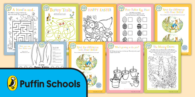 FREE! - At Home with Peter Rabbit - Easter Activity Pack Age 3-7
