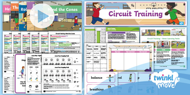 PE Circuits - KS1 - Twinkl Move PE Scheme of Work - Year 1