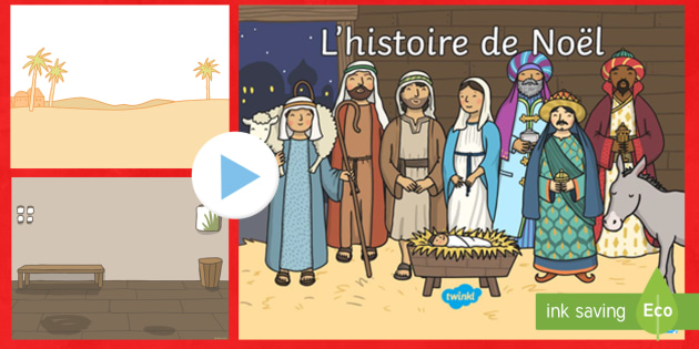 PowerPoint : L'histoire de Noël - Arrière plan