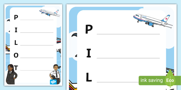 Pilot Acrostic Poem
