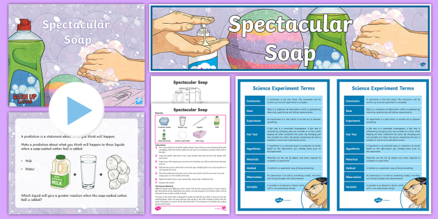 Spectacular Soap Experiment Activity Pack Teacher Made