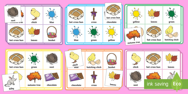 Printable Easter Bingo Game - Primary Resource