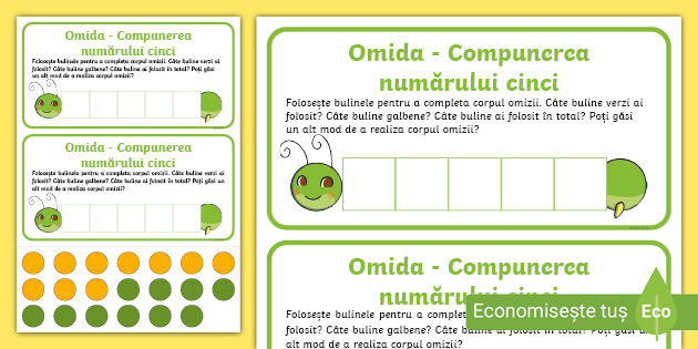 Omida – Compunerea numărului 5 (teacher made)