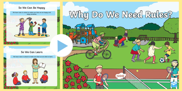Why Do We Need Rules Early Level PowerPoint teacher Made 