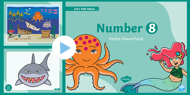 👉 Talk About Number 8 Maths PowerPoint (teacher made)