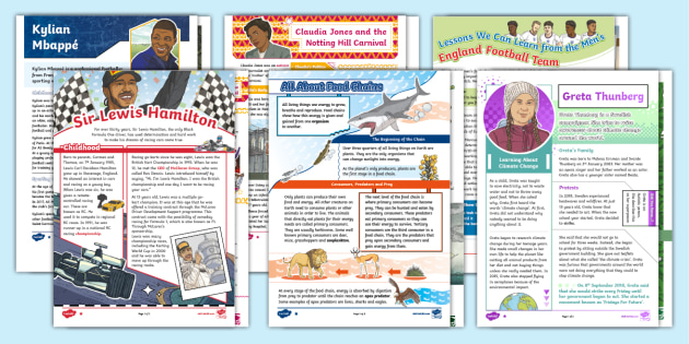 * NEW * UKS2 August Differentiated Reading Comprehension Activity Pack