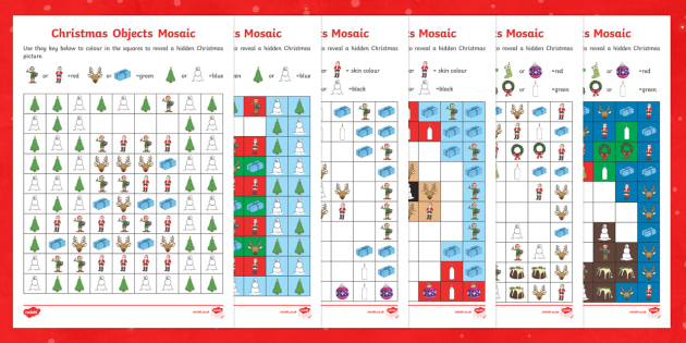 Christmas Images Mosaic